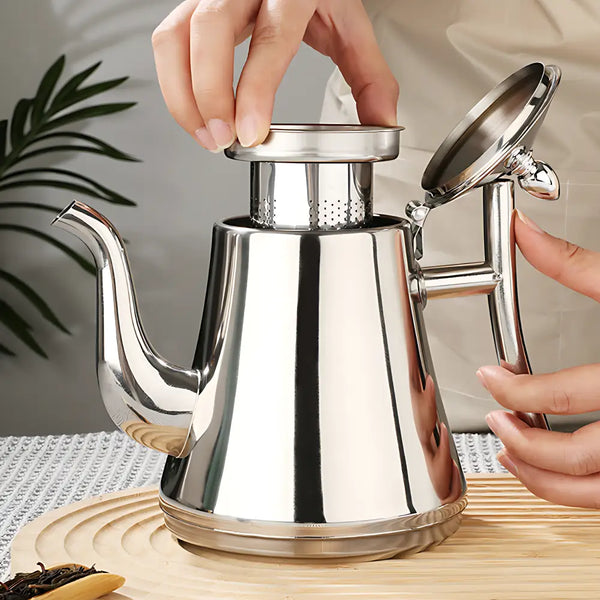 Théière en inox special induction - Atelier du thé